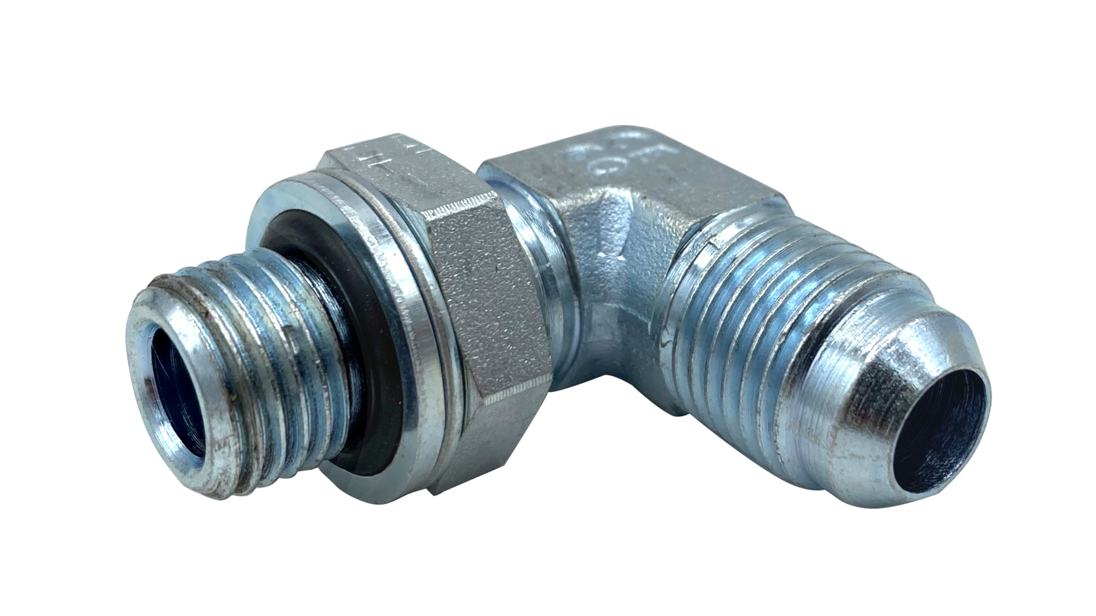 Einstellbare Winkel-Einschraubverschraubung 90° JIC AG 1 3/16" UN - AG ...