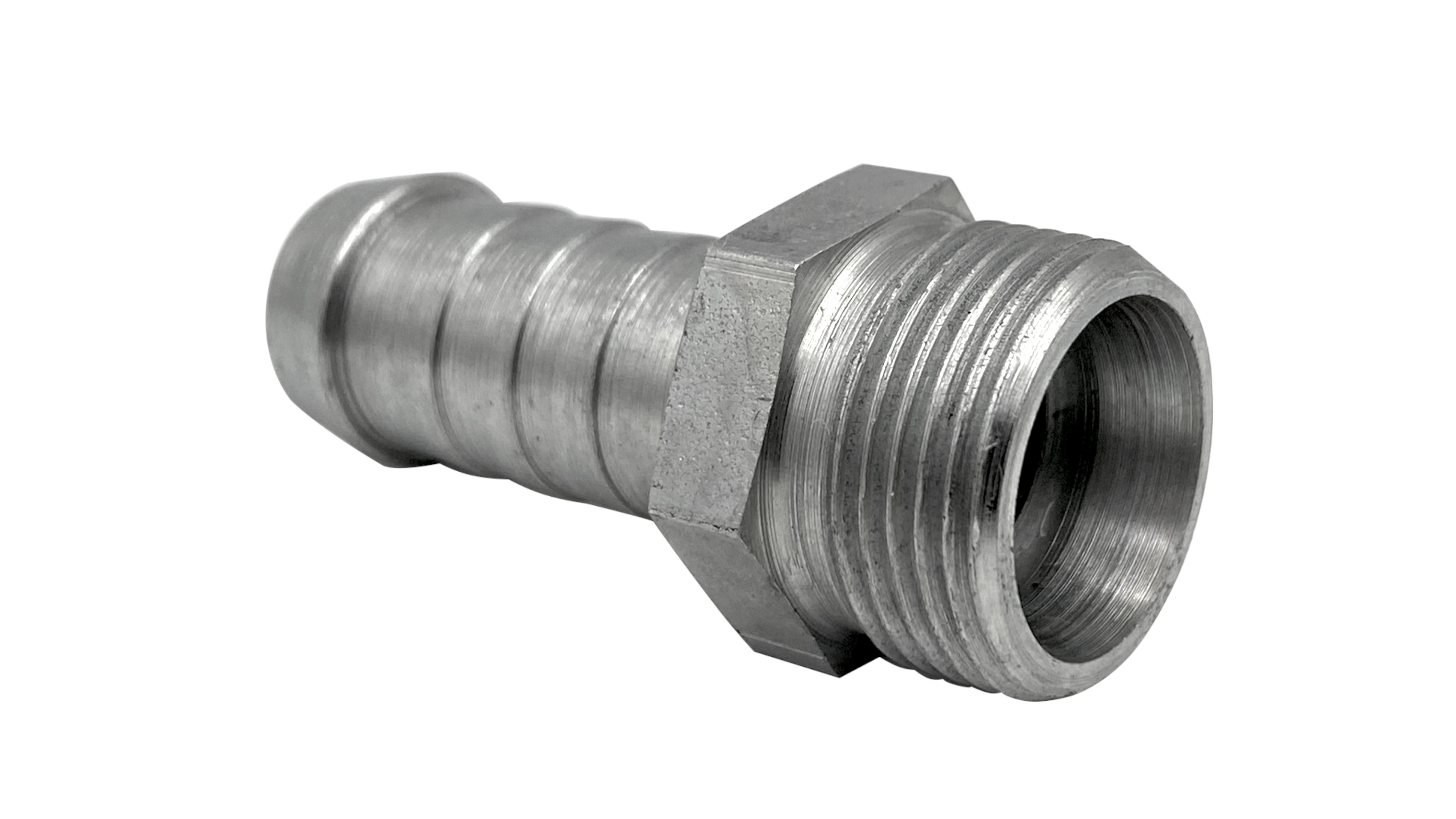 Gewinde-Schlauchnippel DN 20 Schlauch ID 21-22 mm AG M 36x2 für Rohr AD ...