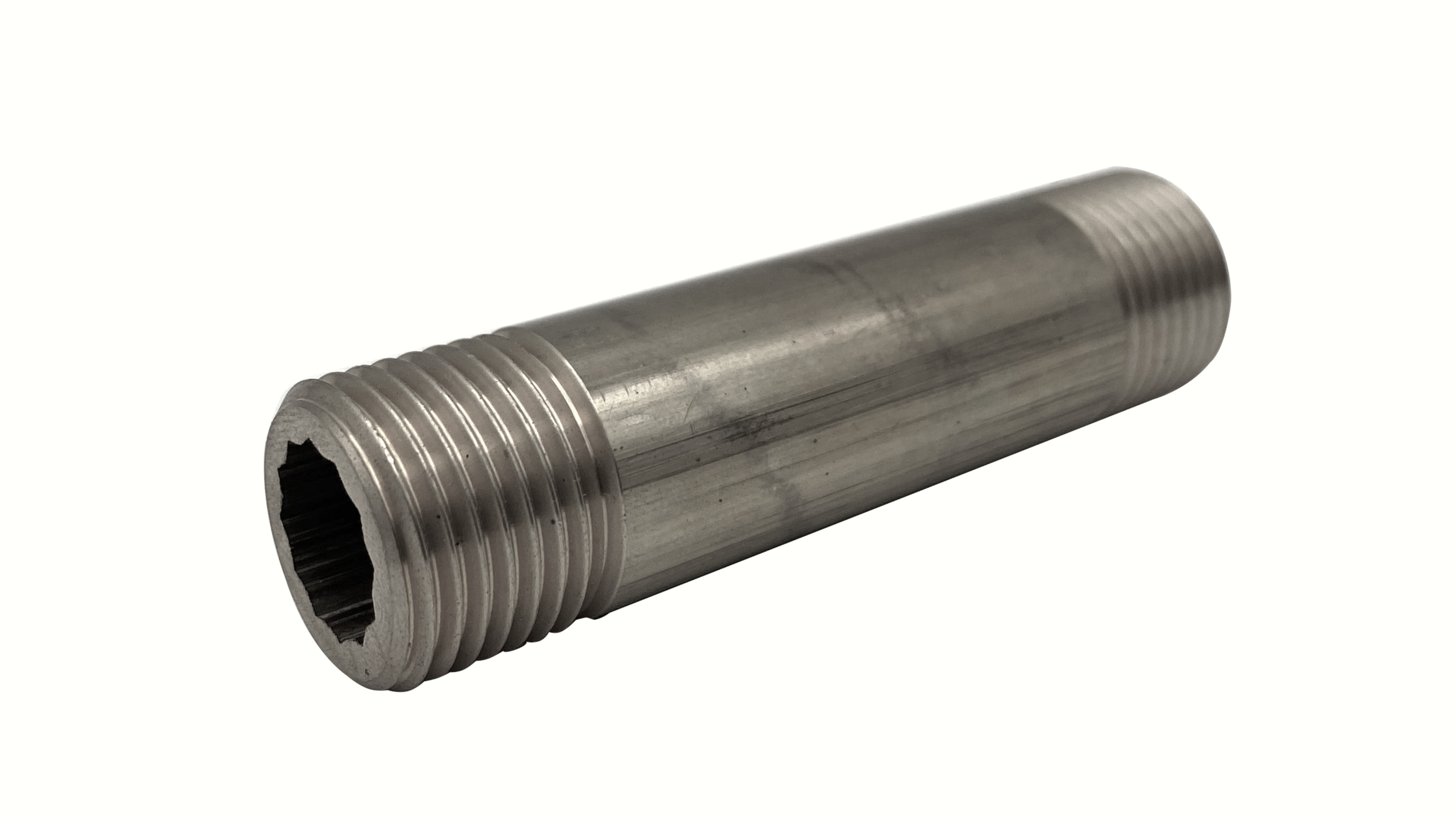 Rohrnippel AG R 3/8" - AG R 3/8" Länge 150mm Stahl ST 37 verzinkt | R 3 ...